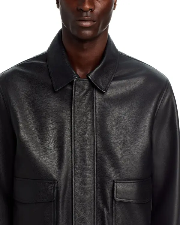 ARMA Bari Matte Vintage Leather Jacket