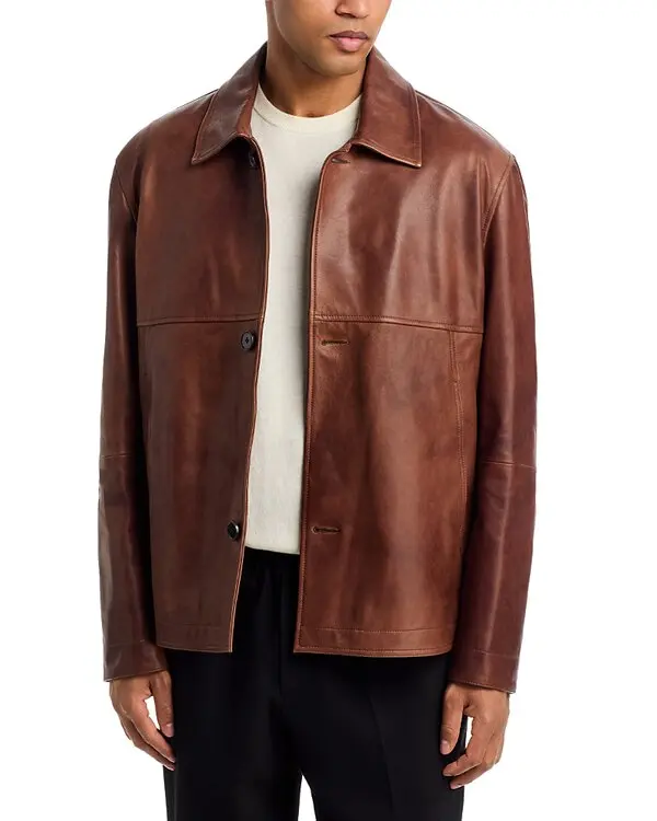 ARMA Steep Vegetal Robust Leather Jacket