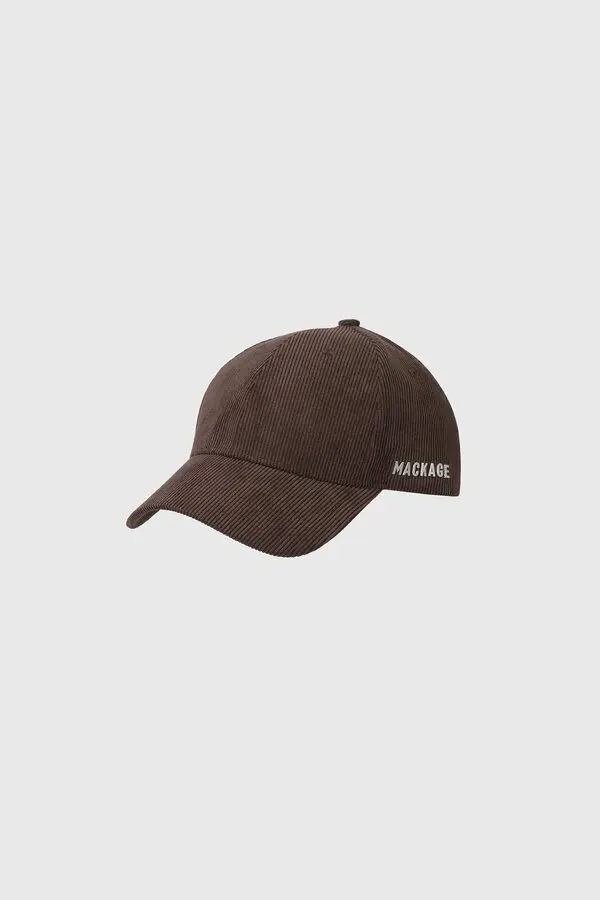 Mackage Anderson-cdy Corduroy Hat - Coffee
