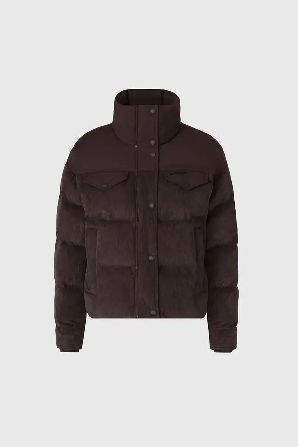 Mackage Brigit-cdy Corduroy Jacket - Coffee