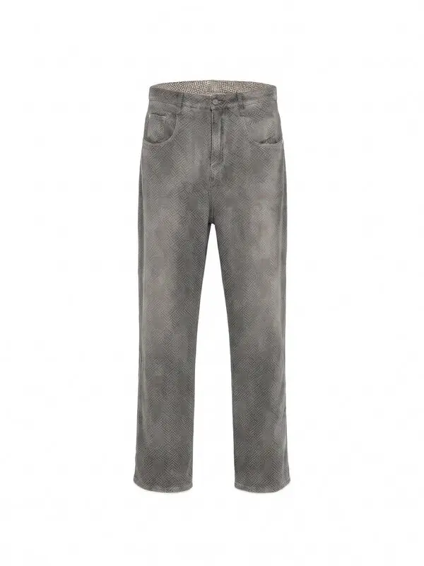 ERMANO SCERVINO Ermanno Scervino Patterned Straight Leg Jeans