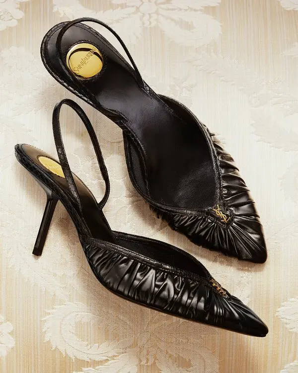 Saint Laurent Folie Slingback Pumps
