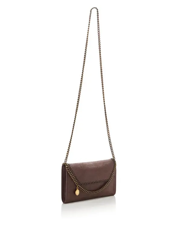 Stella McCartney Falabella Wallet Crossbody Bag - Mahogany