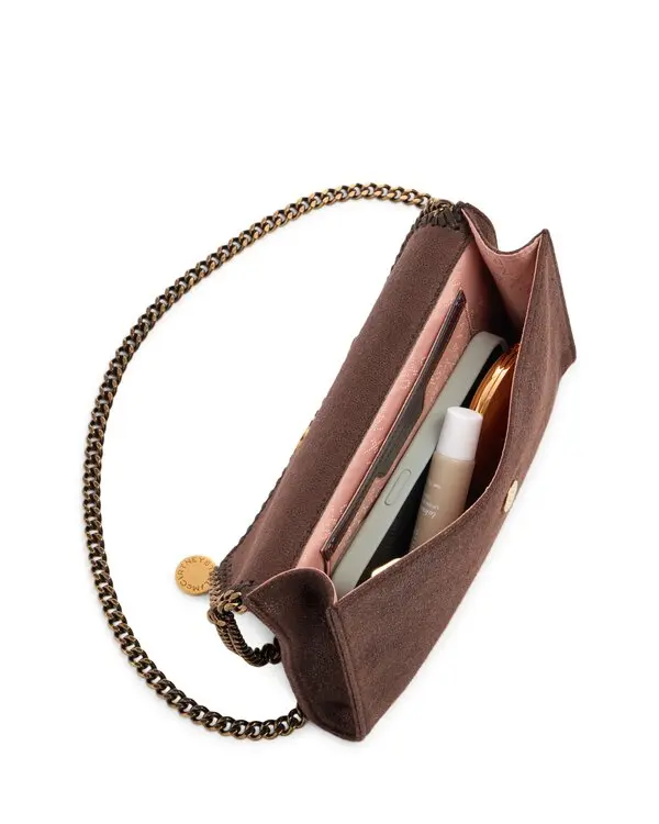 Stella McCartney Falabella Wallet Crossbody Bag - Mahogany