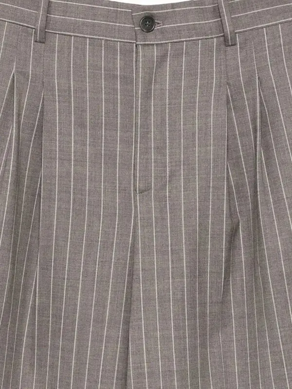 P.a.r.o.s.h Wool Pinstriped Trousers - Multicolor
