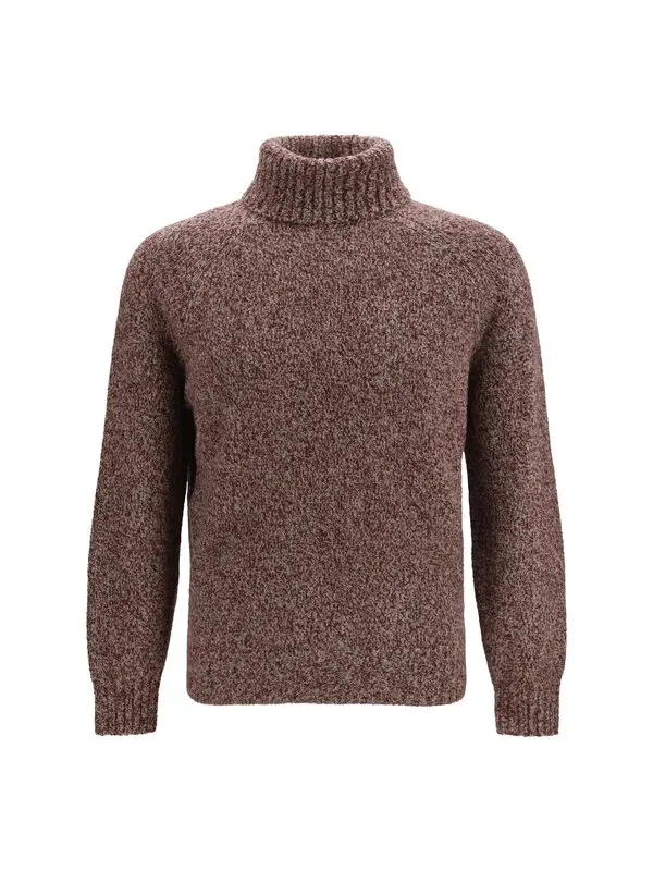 Brunello Cucinelli Wool, Silk And Cashmere Turtleneck Sweater - Multicolor