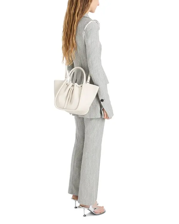 Proenza Schouler Small Ruched Tote Bag - Ecru Leather