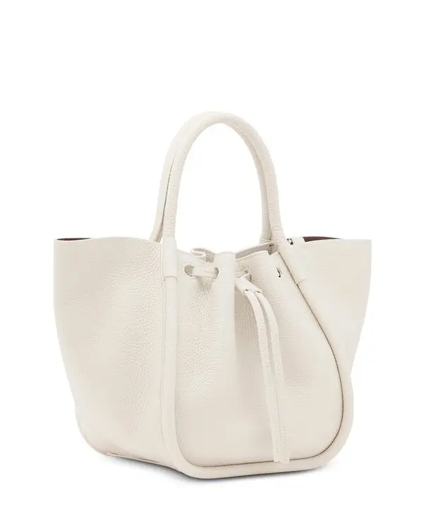 Proenza Schouler Small Ruched Tote Bag - Ecru Leather
