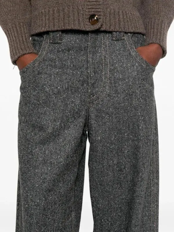 Brunello Cucinelli Wool Trousers - Multicolor