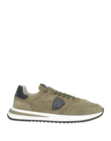 Philippe Model Sneakers Size Leather, Textile Fibers - Green
