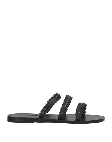 ANCIENT GREEK SANDALS Sandals Size Cowhide - Black