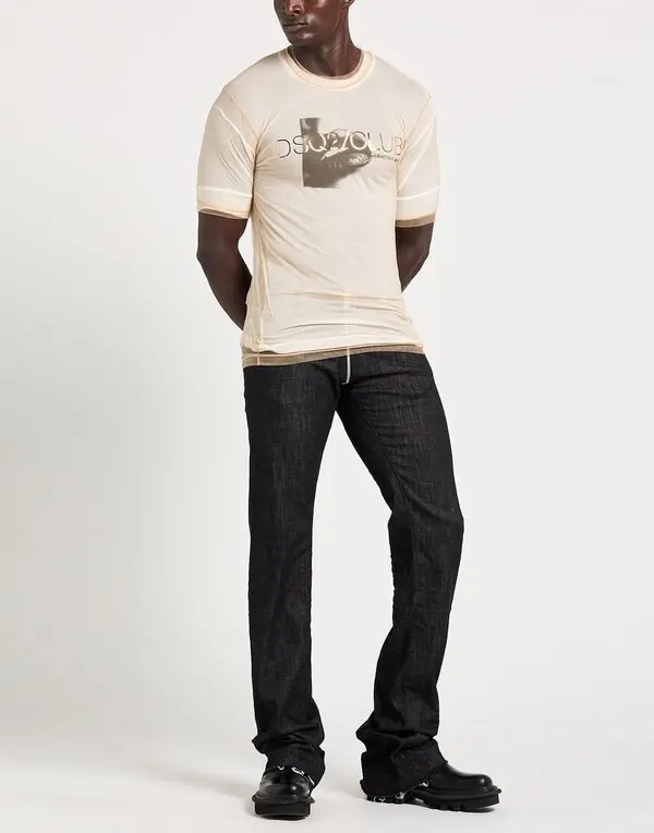 Dsquared2 T-shirt Size Viscose, Elastane, Silk, Cashmere, Polyamide