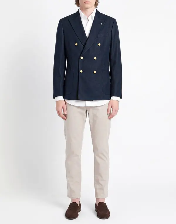 MANUEL RITZ Blazer Size Polyester, Viscose, Elastane