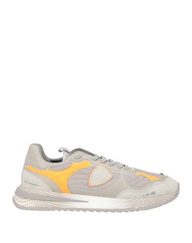 Philippe Model Sneakers Taupe Size Leather, Textile Fibers