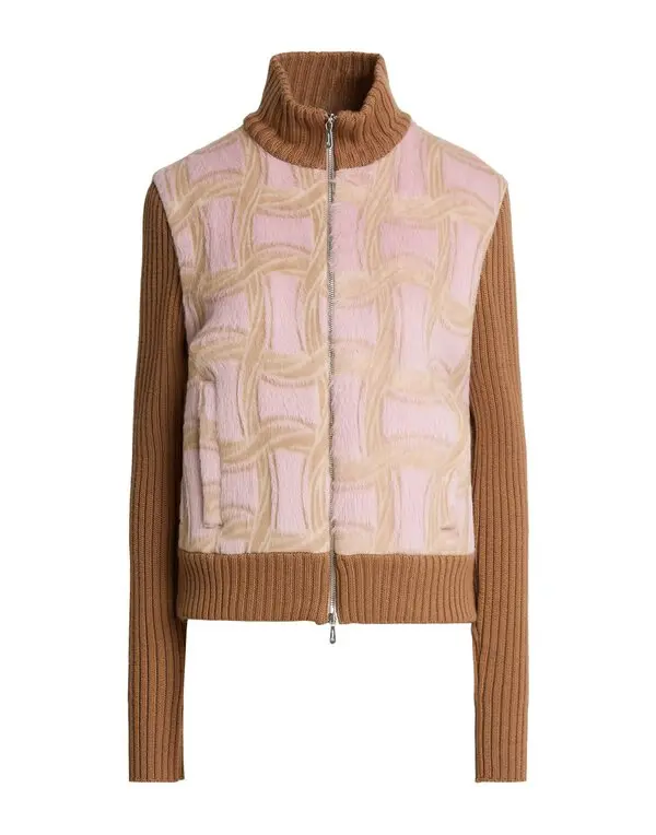 DRUMOHR Jacket Camel Size Alpaca Wool, Virgin Wool