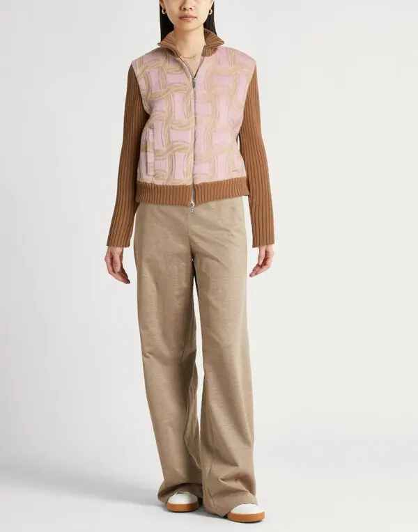 DRUMOHR Jacket Camel Size Alpaca Wool, Virgin Wool