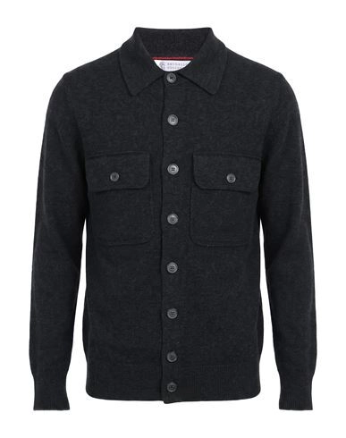 Brunello Cucinelli Cardigan Charcoal Size Cashmere - Grey