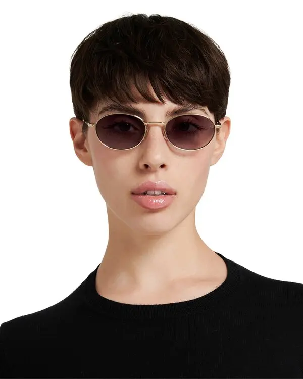 Victoria Beckham Oval Sunglasses, 52mm