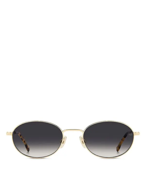 Victoria Beckham Oval Sunglasses, 52mm