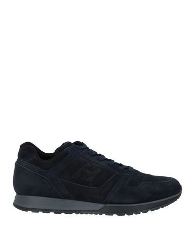 Hogan Suede Effect Leather Sneakers - Blue