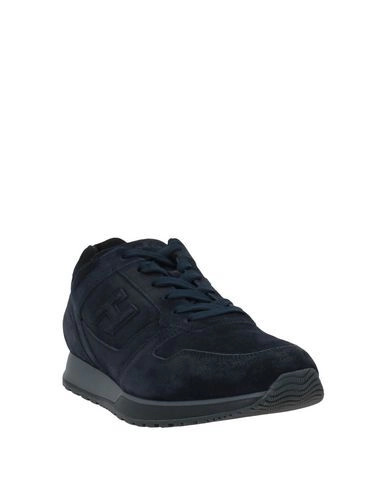 Hogan Suede Effect Leather Sneakers - Blue