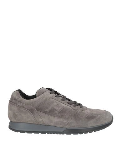 Hogan Suede Effect Leather Sneakers - Grey