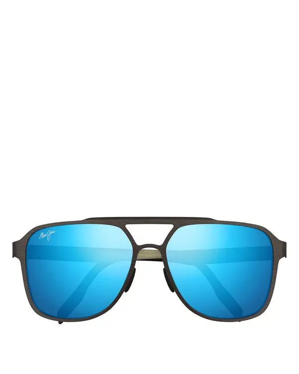 Maui Jim Blue Hawaii 2nd Reef Square Sunglasses