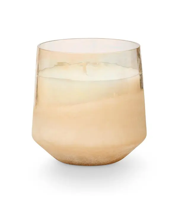 ILLUME Beautifully Done Baltic Glass Candle Coconut Milk Mango, 13 Oz - Pink