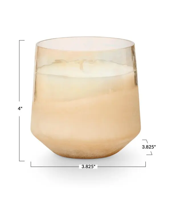 ILLUME Beautifully Done Baltic Glass Candle Coconut Milk Mango, 13 Oz