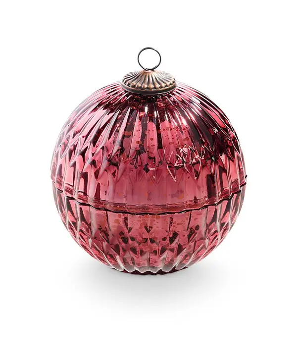ILLUME Mercury Ornament Candle Balsam & Cedar, 8 Oz