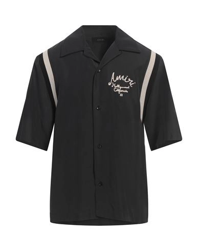 Amiri Shirt Size Viscose, Polyester, Cotton, Polyamide, Elastane - Black