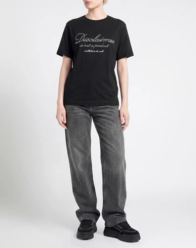 DISCLAIMER T-shirt Cream Size Cotton