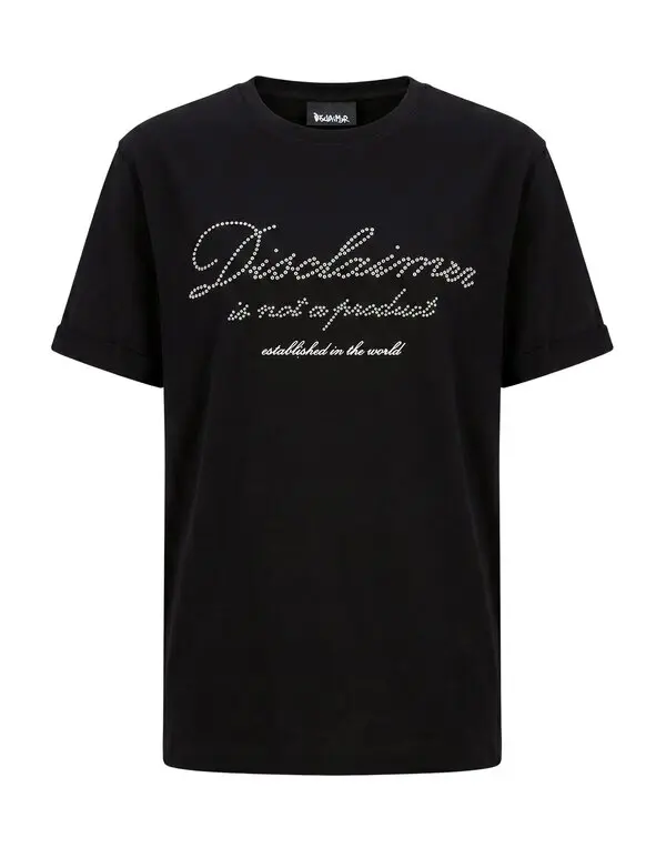 DISCLAIMER T-shirt Cream Size Cotton