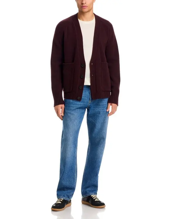 Studio Nicholson Lambs Wool V-neck Cardigan