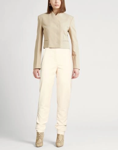 Agnona Pants Ivory Size Wool, Elastane, Polyamide