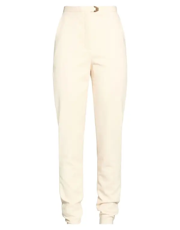 Agnona Pants Ivory Size Wool, Elastane, Polyamide