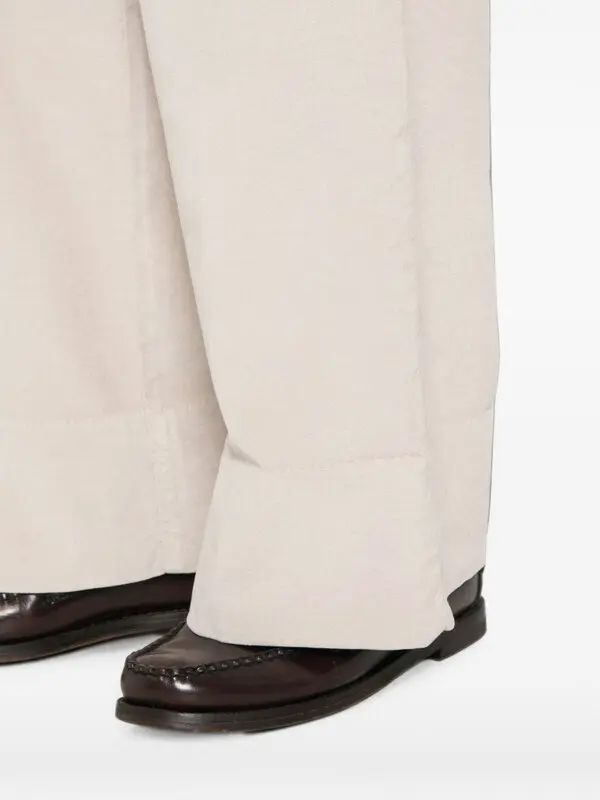 WHITE SAND Cotton Trousers
