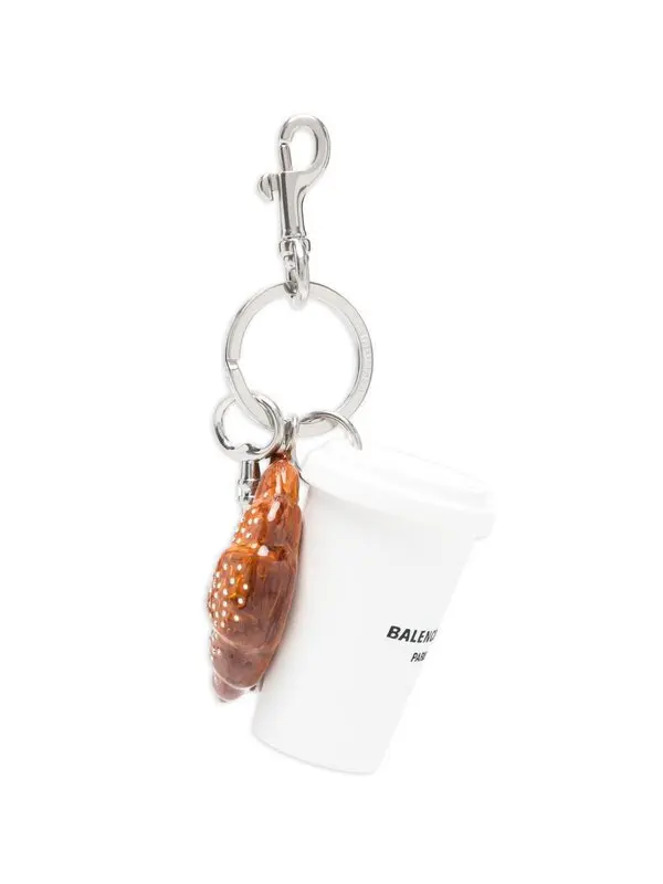 Balenciaga Coffee Cupe Keyring - Multi
