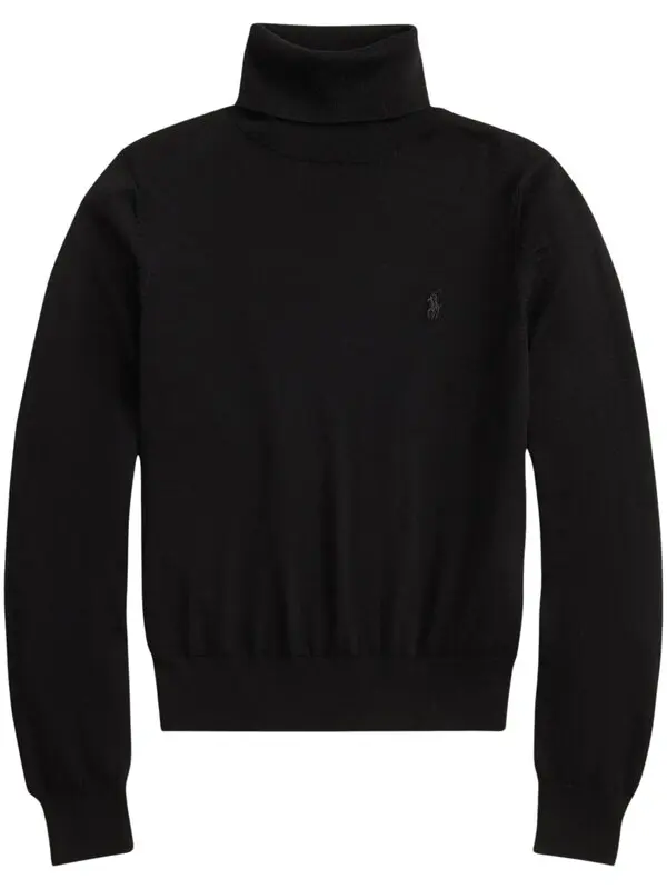 Polo Ralph Lauren Wool Rollneck Sweater - Black