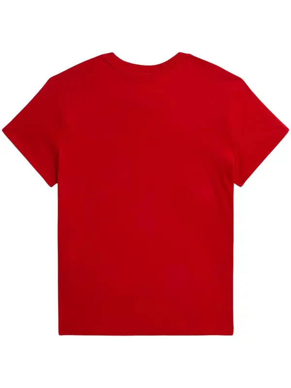 Polo Ralph Lauren Pony-motif Crewneck Cotton T-shirt - Red
