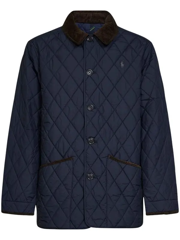 Polo Ralph Lauren Quilted Corduroy-collar Coat