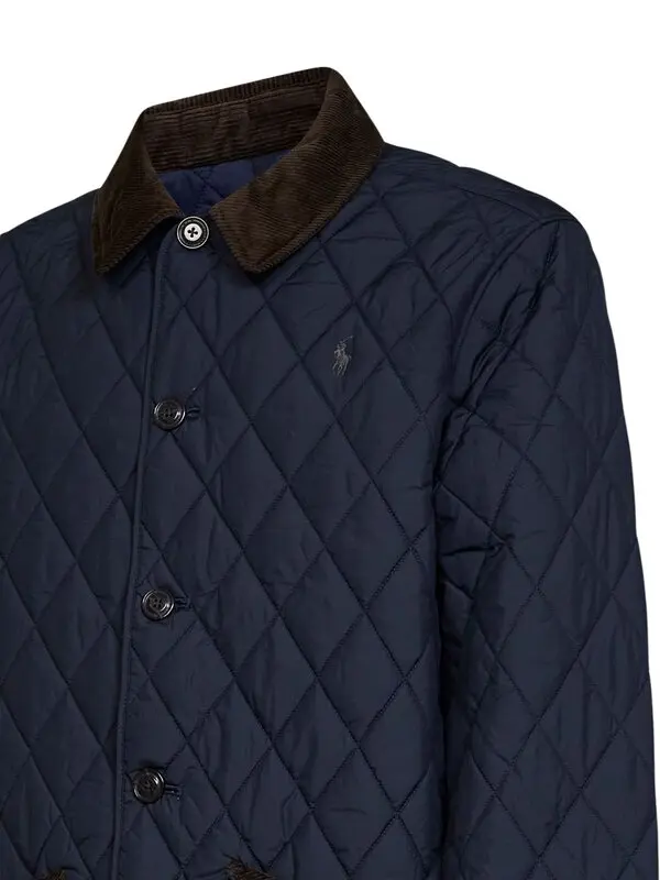Polo Ralph Lauren Quilted Corduroy-collar Coat