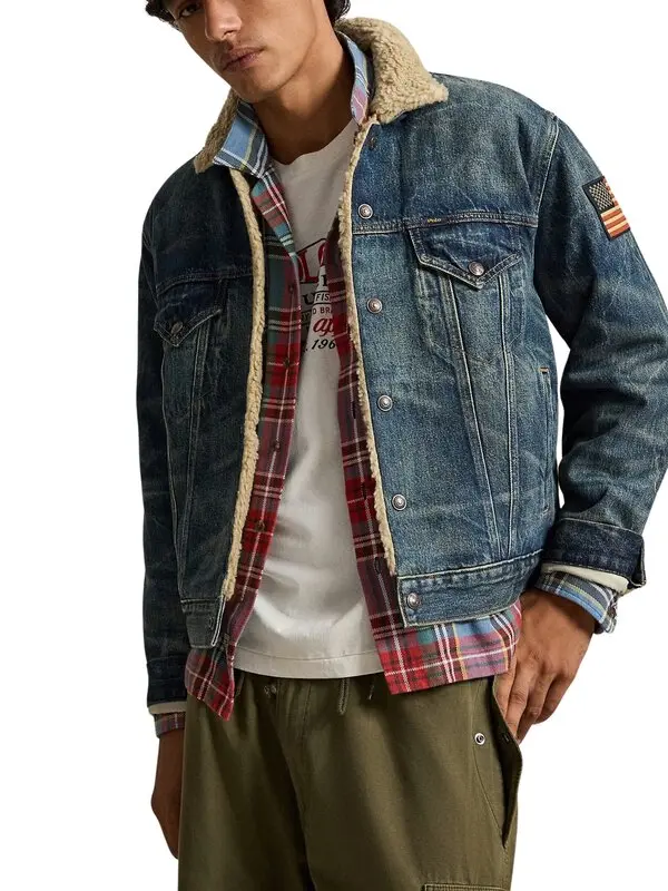Polo Ralph Lauren Denim Trucker Jacket With Fleece Lining