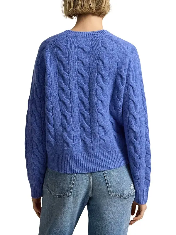 Polo Ralph Lauren Logo Embroidered Cable-knitted Jumper