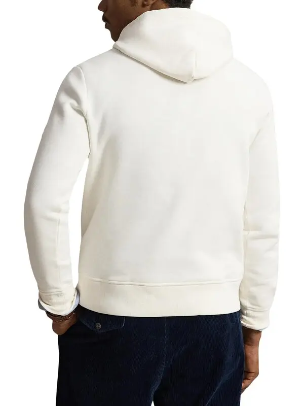 Polo Ralph Lauren Logo Fleece Hoodie - White