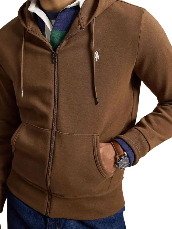 Polo Ralph Lauren Double Knit Full Zip Hooded Sweatshirt