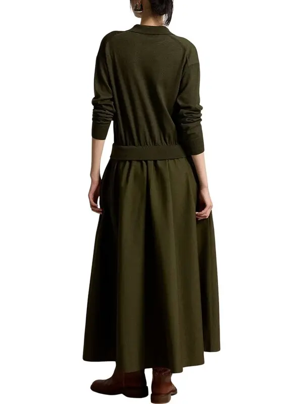 Polo Ralph Lauren Hybrid Knit Polo-bodice Dress