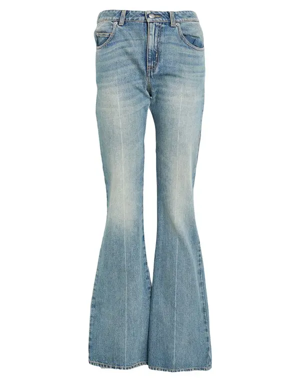 Alexander McQueen Jeans Size Cotton, Calfskin