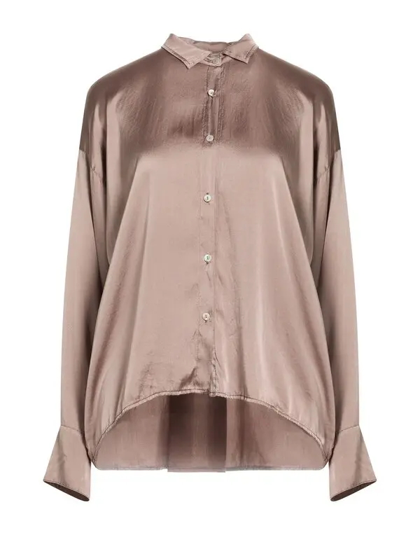 Crossley Shirt Light Size Silk, Elastane - Beige