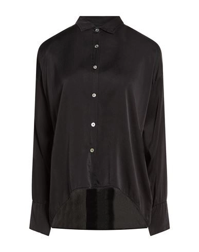 Crossley Shirt Light Size Silk, Elastane - Black